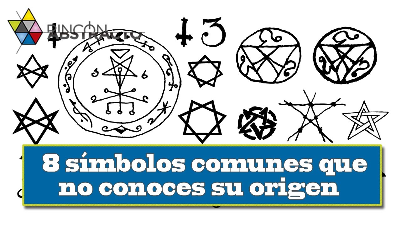 8 símbolos comunes que quizas no conoces su origen - YouTube