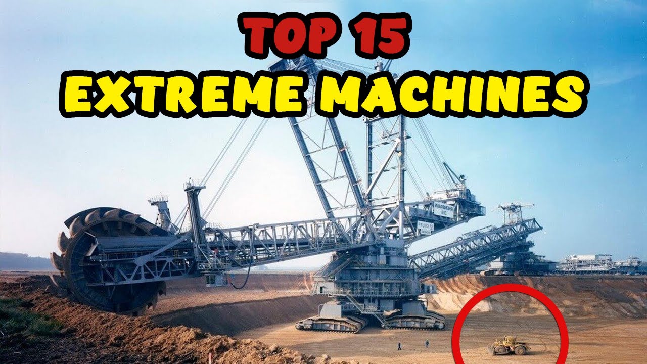 15 CRAZY and EXTREME Industrial and Construction Machinery - YouTube