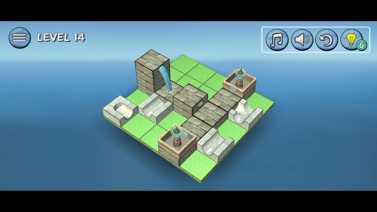 water flow game level 7- 13#water#gameplay - YouTube