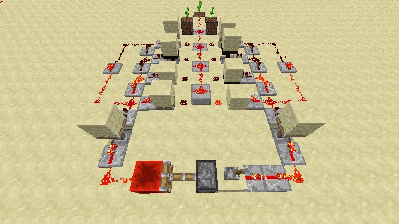 0.25 tic clock in Minecraft [1.6.2] & [13w36a/b] +tutorial - YouTube