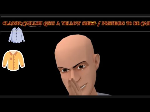 Classic Caillou Gets a yellow Shirt/ pretends to be Caillou/grounded S3 ...