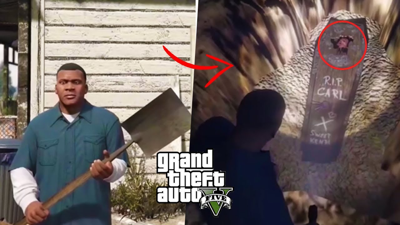 How To Find CJ grave in GTA 5 - YouTube