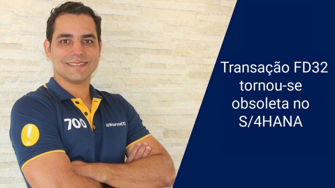 Transação FD32 tornou-se obsoleta no S/4HANA - YouTube