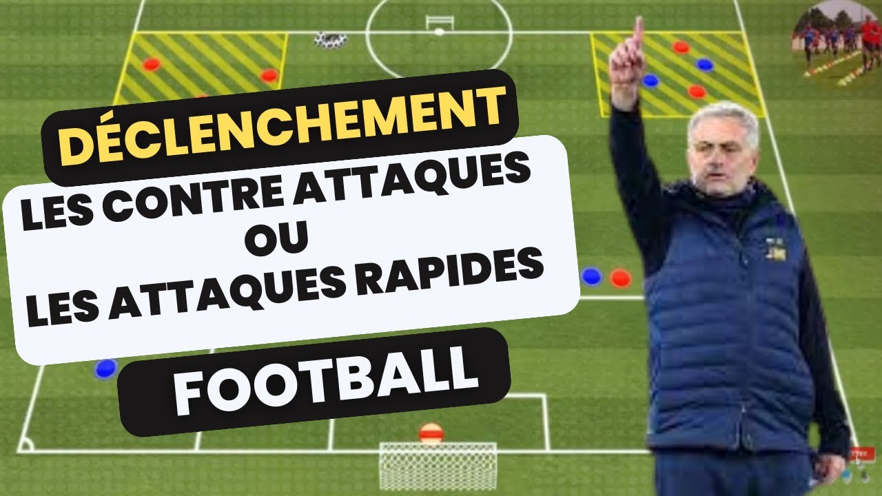 déclenchement des contre-attaques ou des attaques rapides au football ...