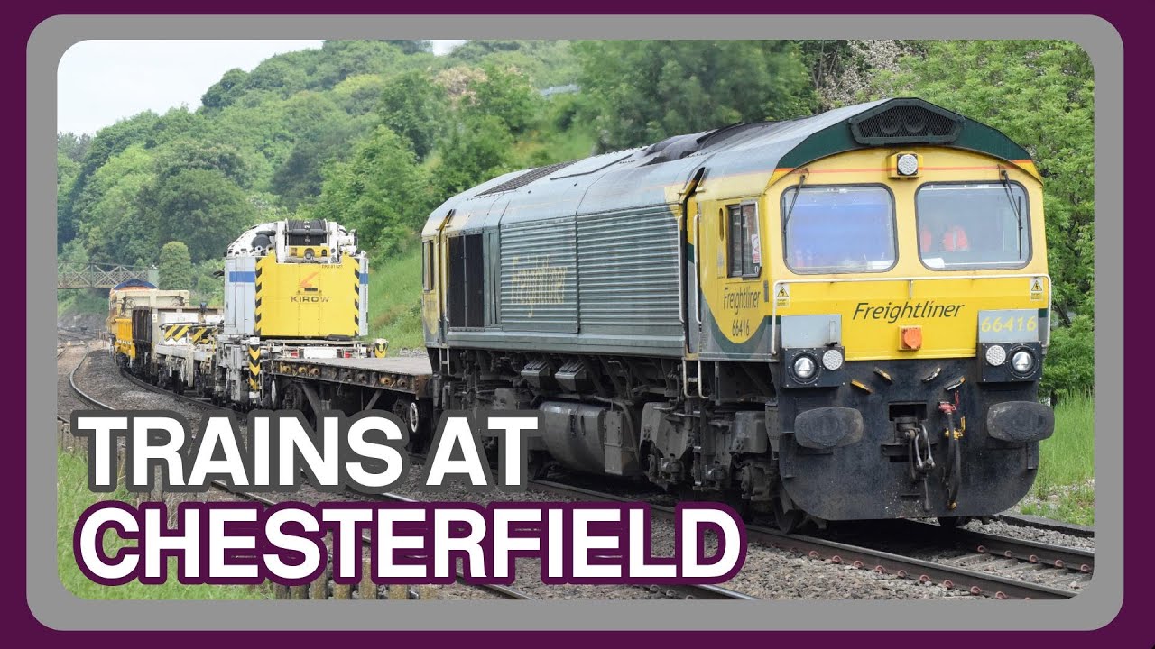 Trains at Chesterfield railway station (29/05/2023) - YouTube