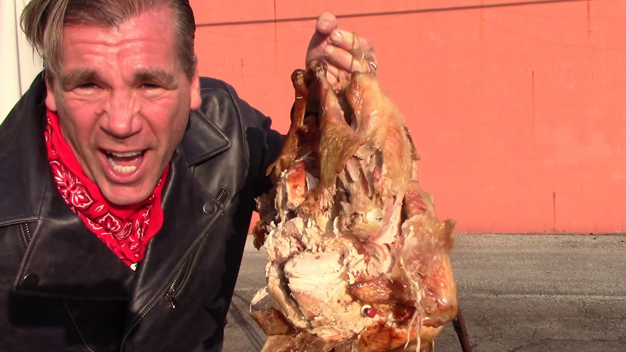 Turkey Carving with a BaseBall Bat - YouTube
