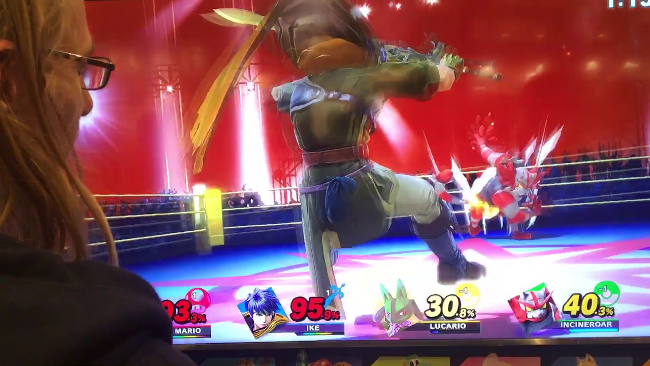 Smash ultimate gameplay (Dr Mario, Ike, Lucario, incineroar) - YouTube