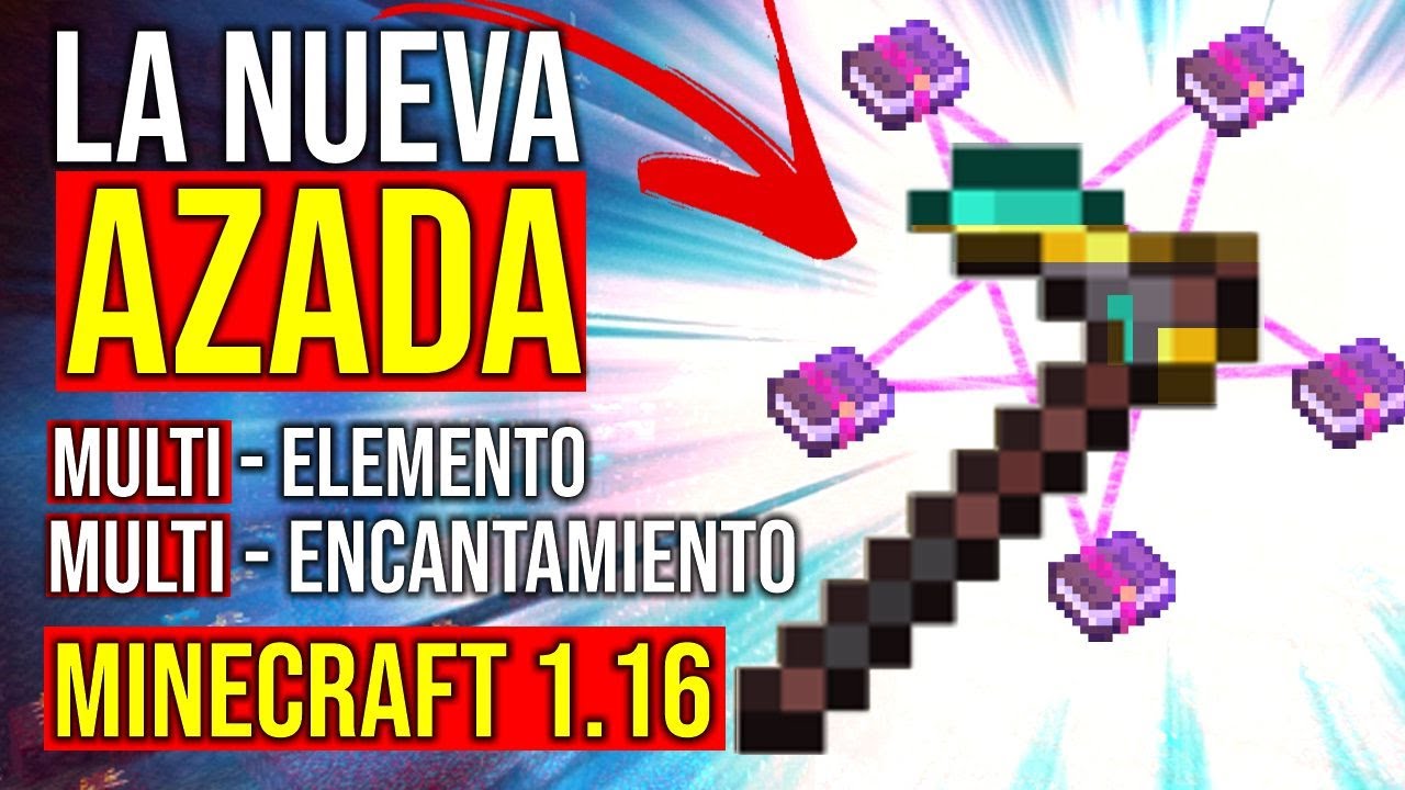 La NUEVA Azada (MULTI - Elemento) (MULTI - Encantamiento) de Minecraft ...