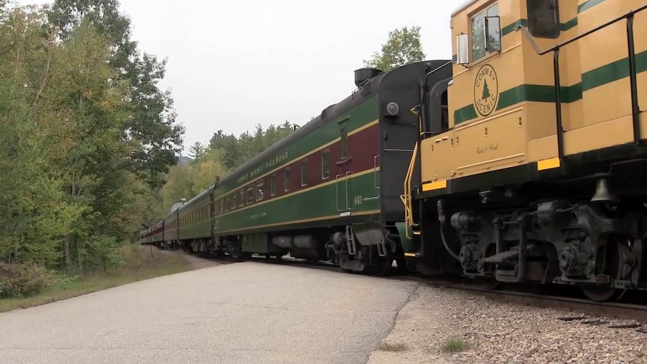 [HD] Chasing the Conway Scenic Notch Train - YouTube