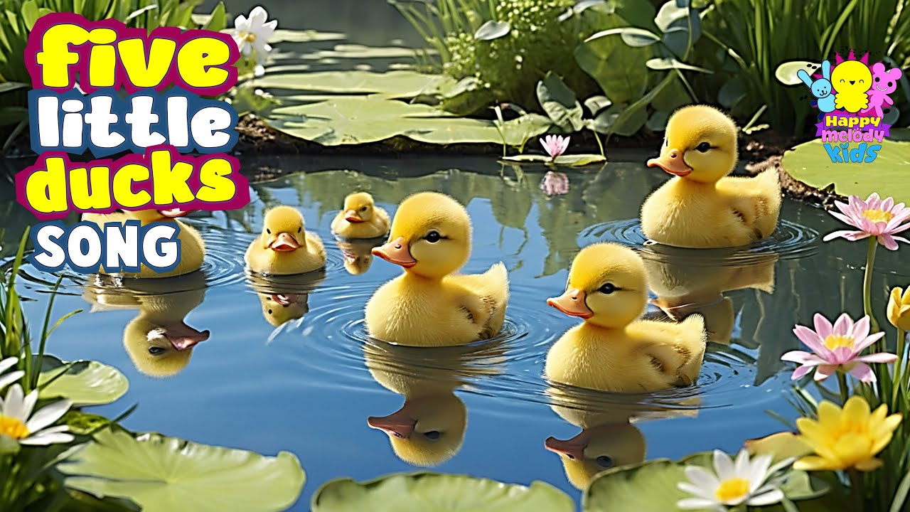 🎶🎶 Five little ducks new 🎶 | Song for kids 🎶 nursery rhymes - YouTube