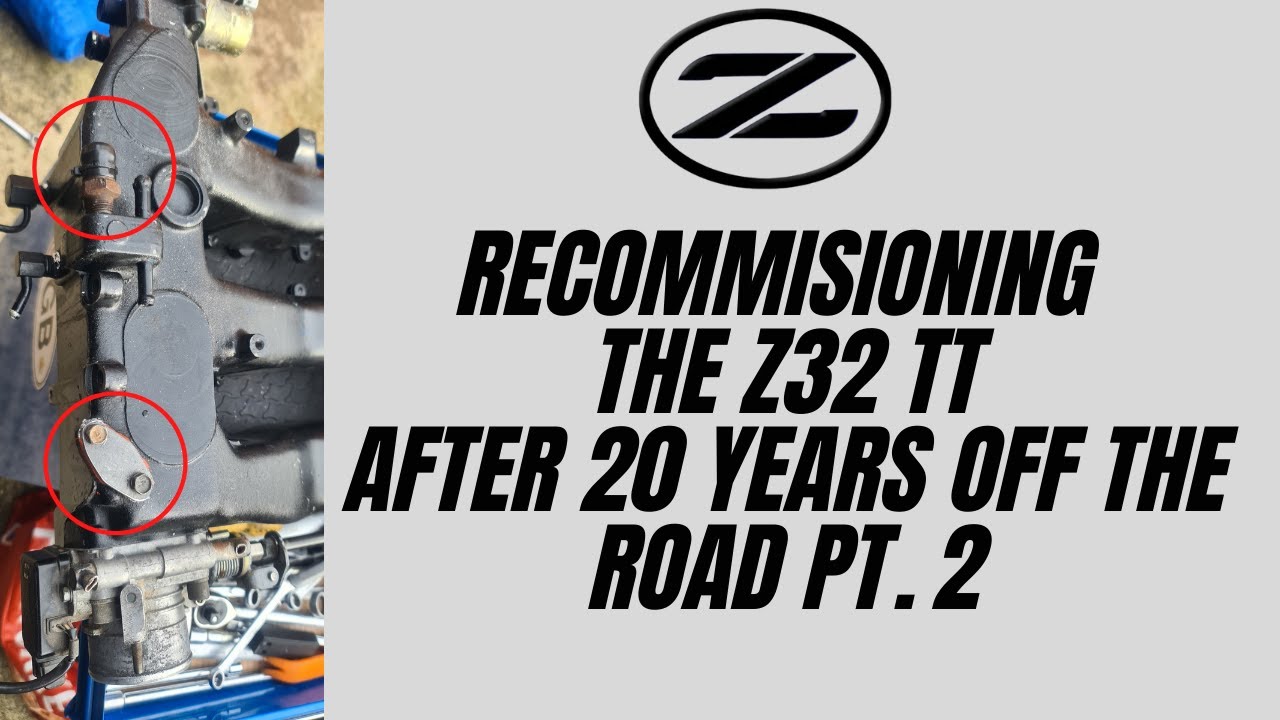 Nissan Fairlady z32 300zx Twin Turbo Manual - Intake Plenum Mod and ...