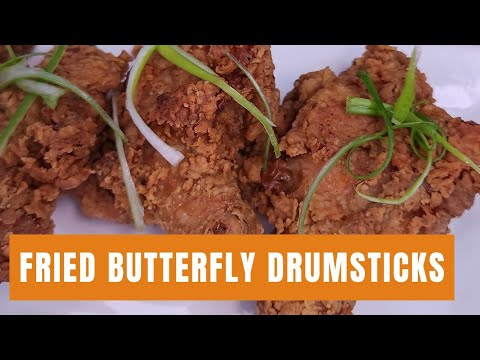 How to Butterfly Crispy Fried Chicken with Hot Sauce | So Delicious ...