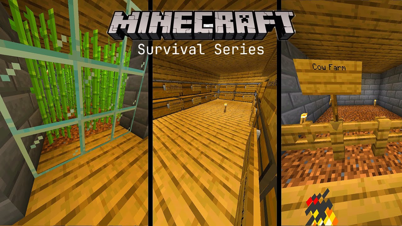 Secret base upgrades! - Minecraft Survival - Episode 3 - YouTube