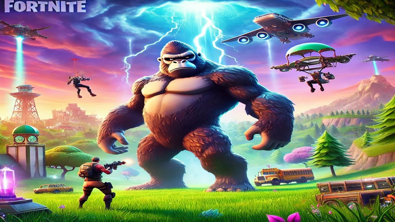 FORTNITE KING KONG EDITION! - YouTube