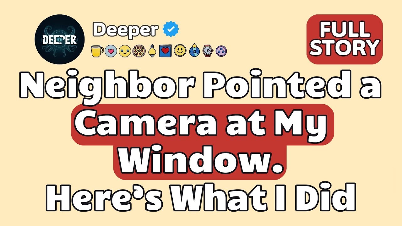 [FULL STORY] Neighbor Pointed a Camera at My Window. Here’s What I Did ...