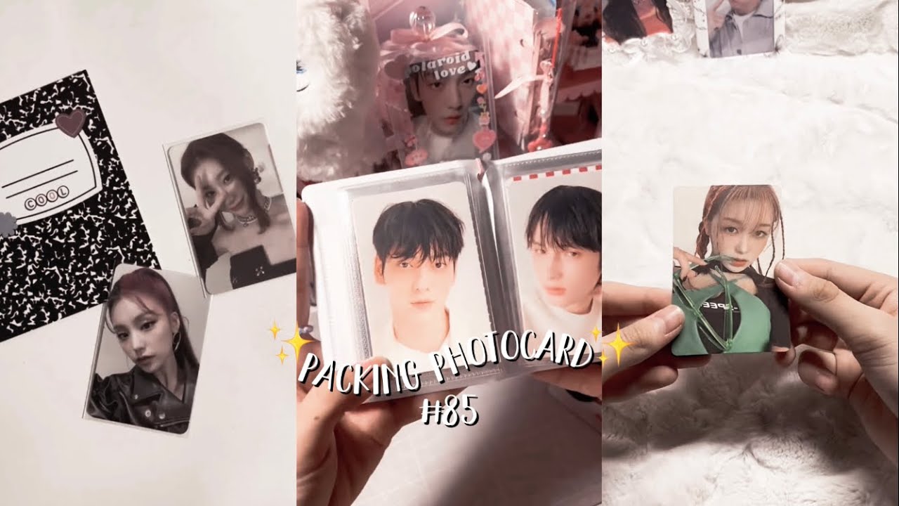 PACKING PHOTOCARD ⌗85 ⭑ BUBBLEMISSO🥛 - YouTube