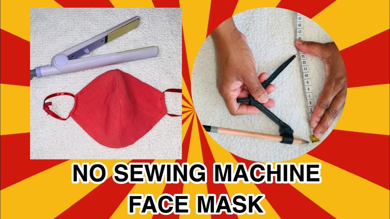 Make fabric face mask at home | DIY face mask no sewing machine | Easy ...