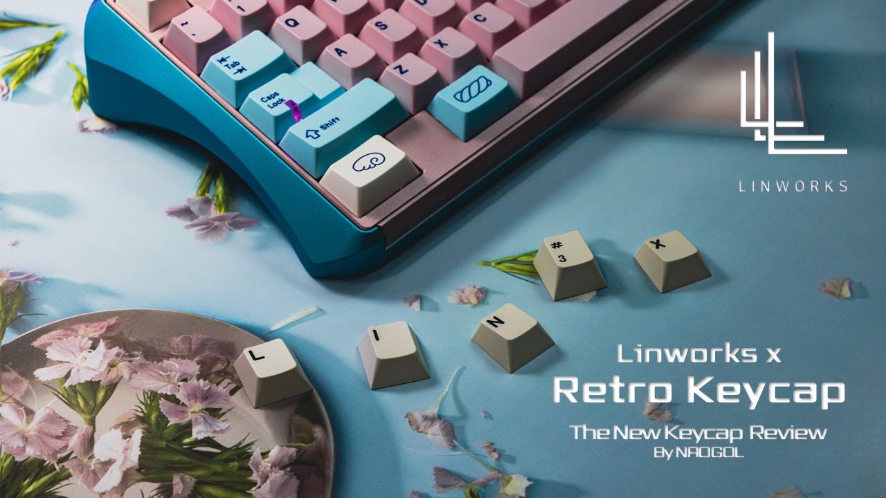 LINWORKS x Retro Keycaps Review - YouTube
