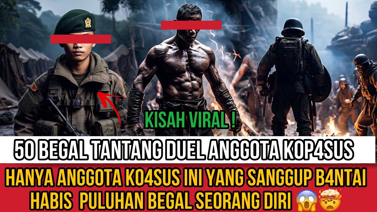 KISAH VIRAL ‼️ 50 BEGAL VS 1 ORANG ANGGOTA KOP4SUS - YouTube