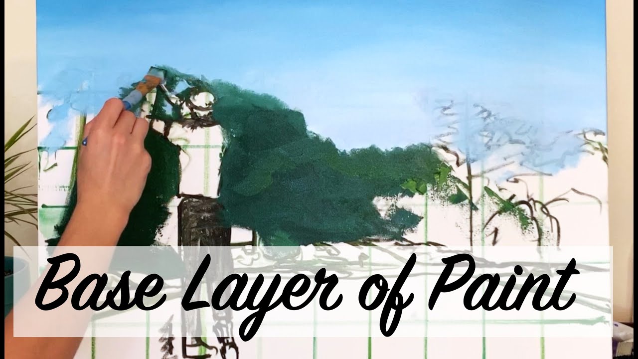 Creating an Original Painting from Start to Finish, Part 2: Adding Base ...
