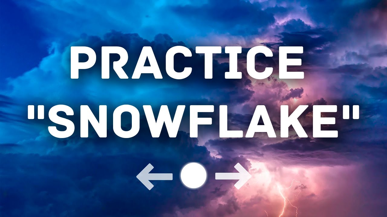 Practice "SNOWFLAKE" - exercise from panic attacks and stress | Eye ...
