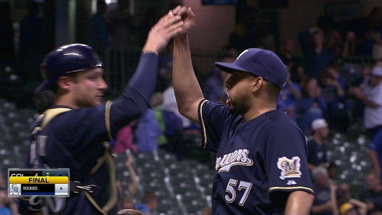 COL@MIL: K-Rod records the save as Brewers win - YouTube