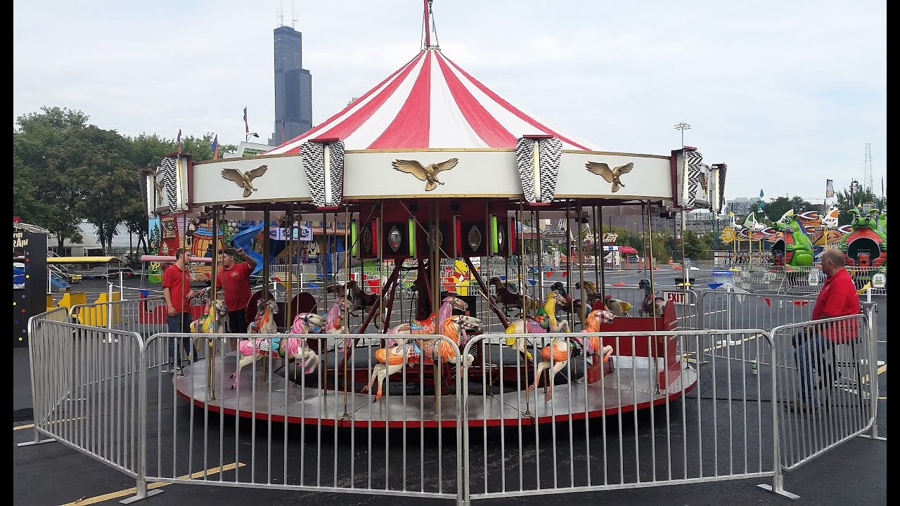 Grande Beauty Carousel Ride Rental Chicago- FOUR SEASONS AMUSEMENTS ...
