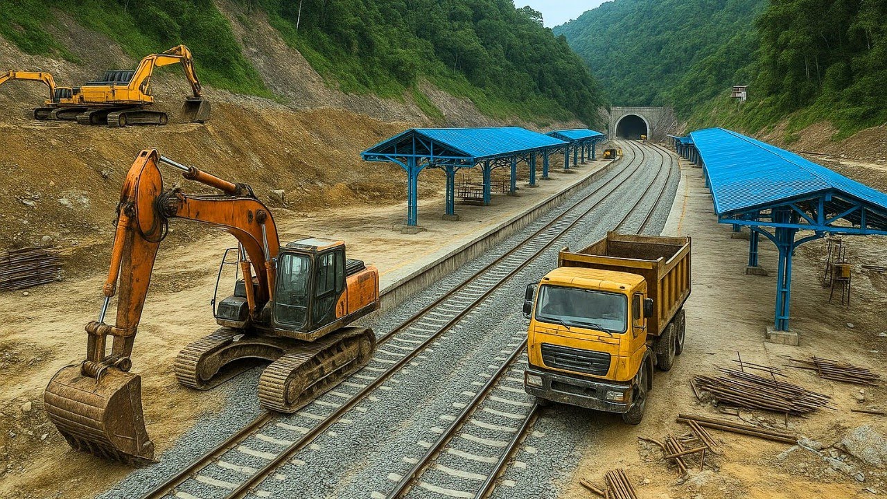 Sikkim’s First Rail Station Building at Majitar - YouTube