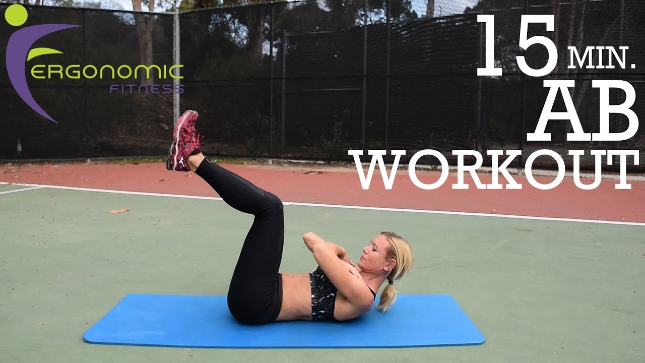 15 MINUTE AB WORKOUT - FIT 2 - YouTube