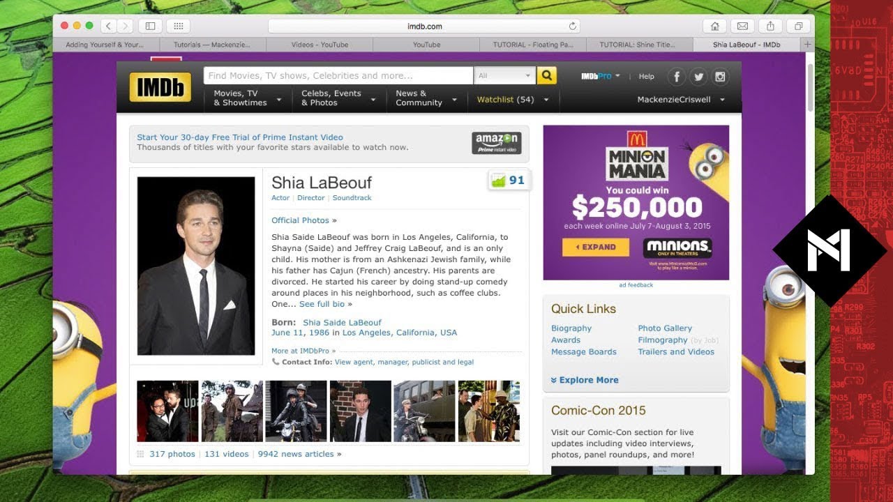 Updating Pages on IMDb - YouTube