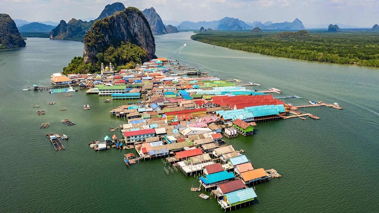 Ko Panyi A Floating Village in Thailand - YouTube