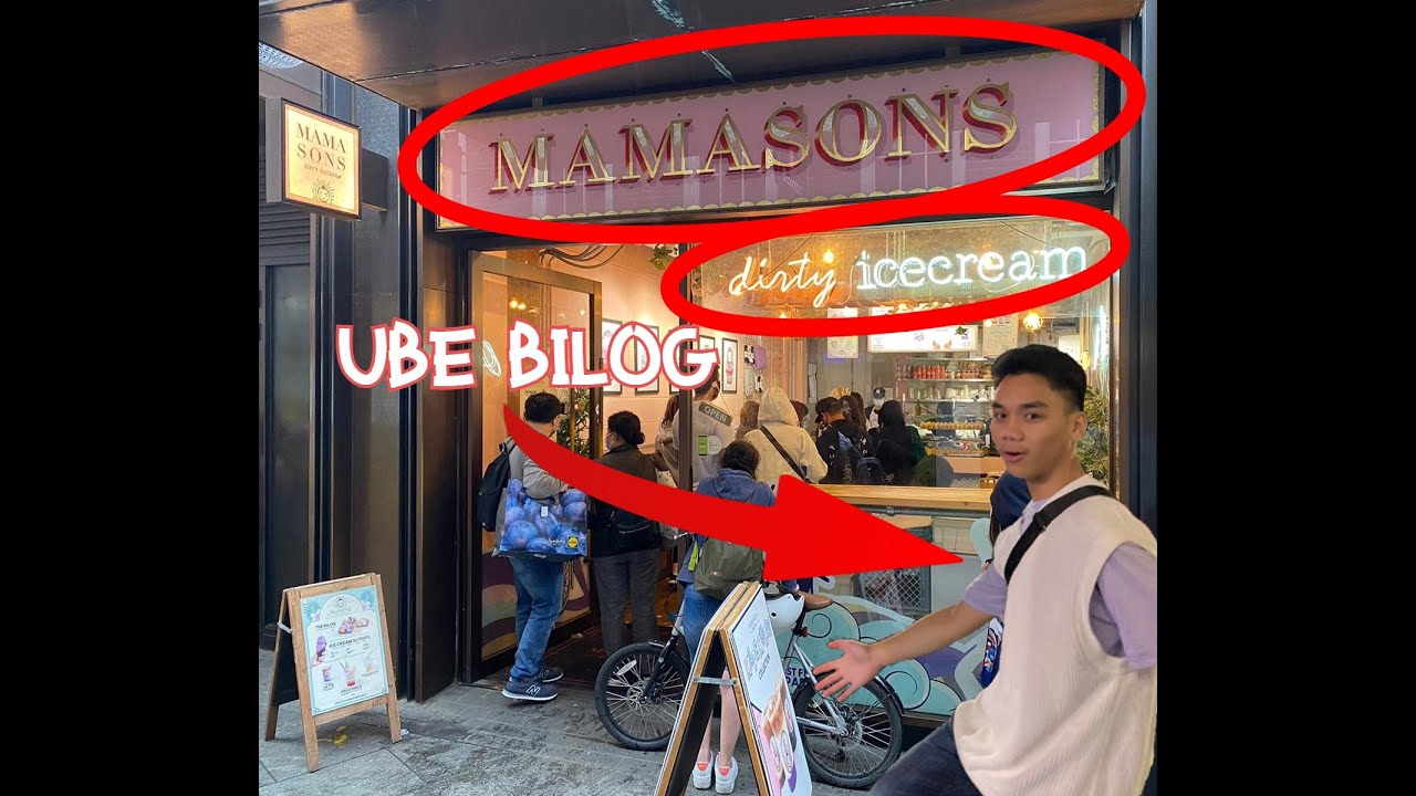Mamasons Dirty Ice Cream Review - Ube Bilog - YouTube