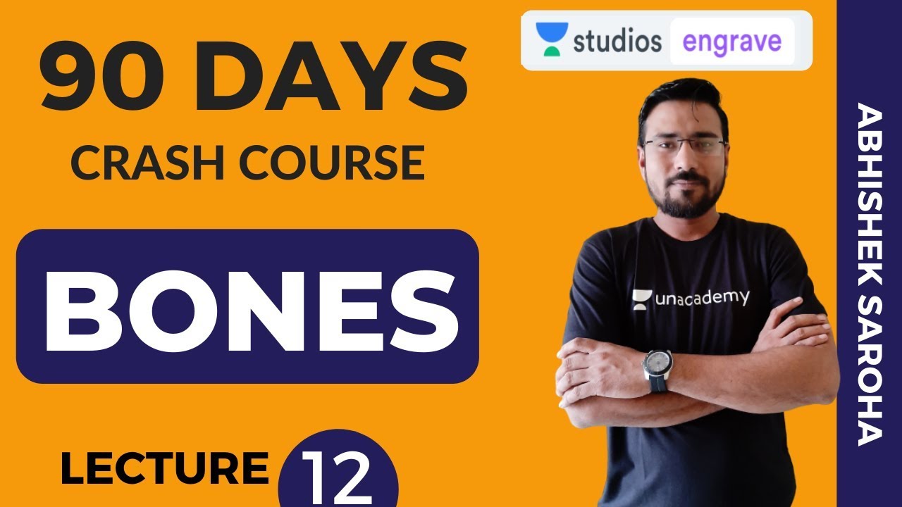 L12: Bones | 90 Days Crash Course | SSC CGL | Abhishek Saroha - YouTube