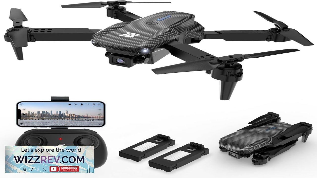 BEZGAR BD101 Drone with 1080P Camera for Adults and Kids Foldable ...