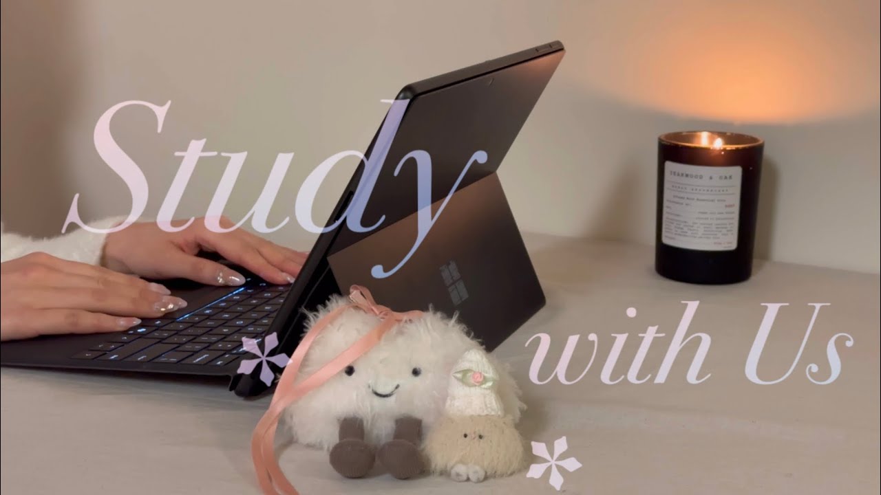 Study with me |50min cozy lofi music, light study session - YouTube