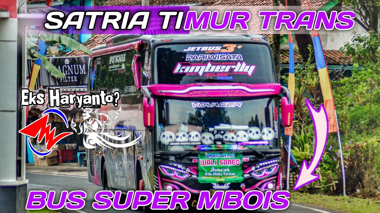 Bus Satria Timur Trans Bus Pariwisata Super Keren dan Mbois, Unit Eks ...