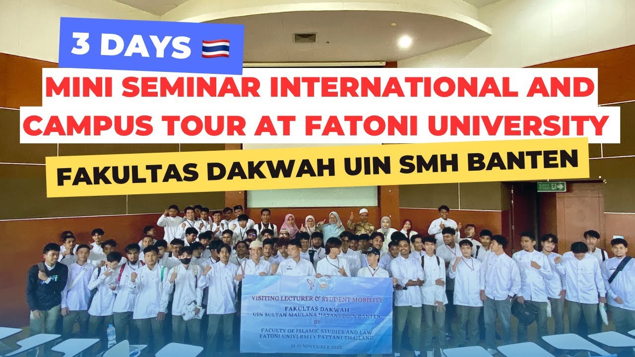 3 DAYS MINI SEMINAR INTERNATIONAL AND CAMPUS TOUR AT FATONI UNIVERSITY ...