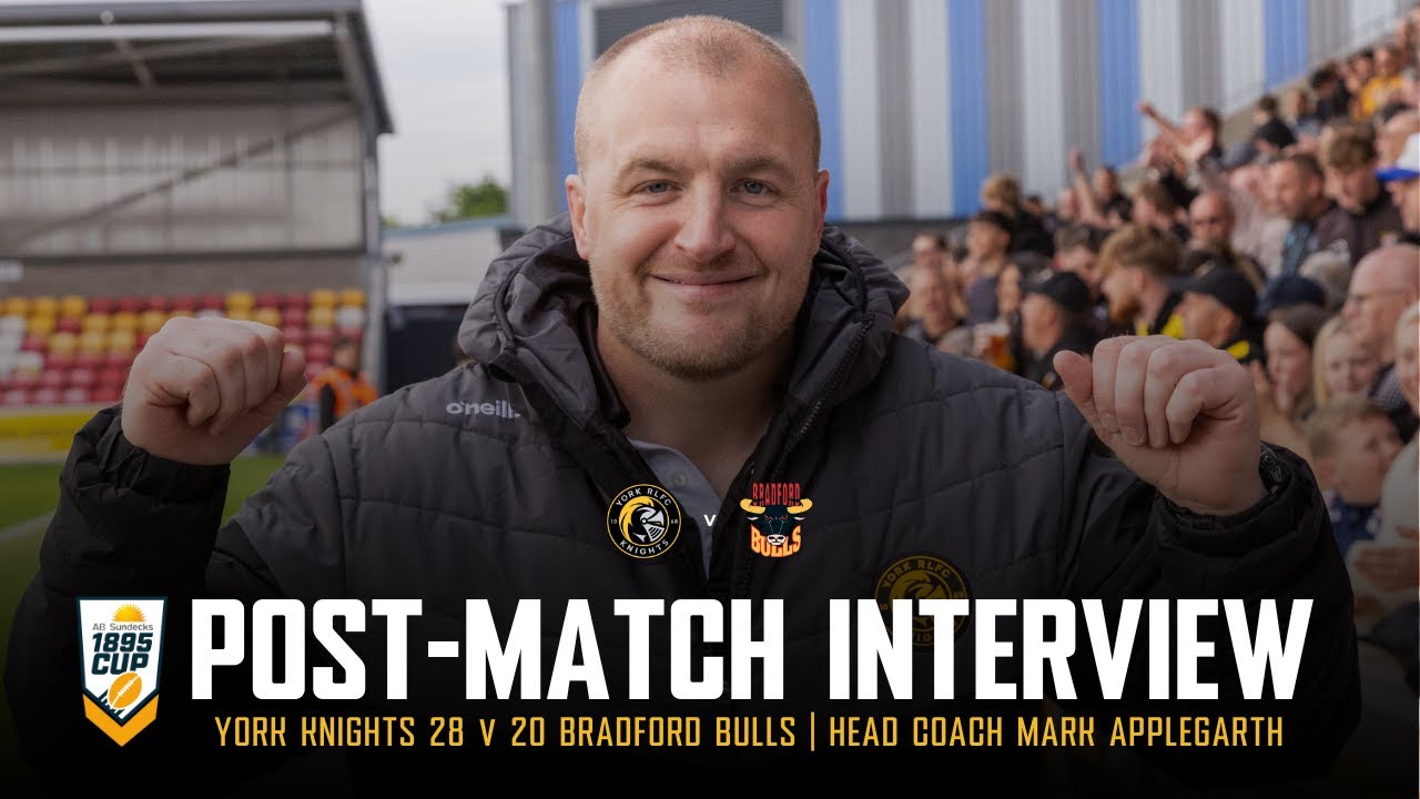 POST-MATCH INTERVIEW | MARK APPLEGARTH | BRADFORD BULLS (H) | AB ...