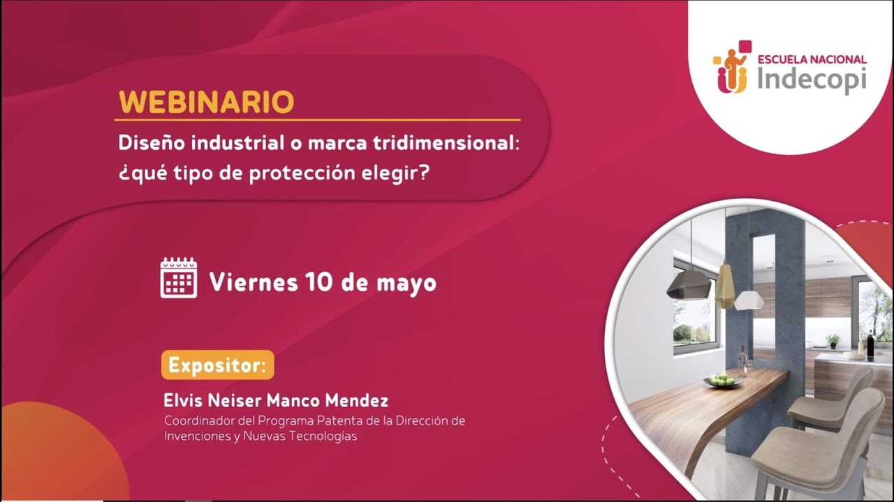 Webinario: Diseño industrial o marca tridimensional, ¿Qué tipo de ...