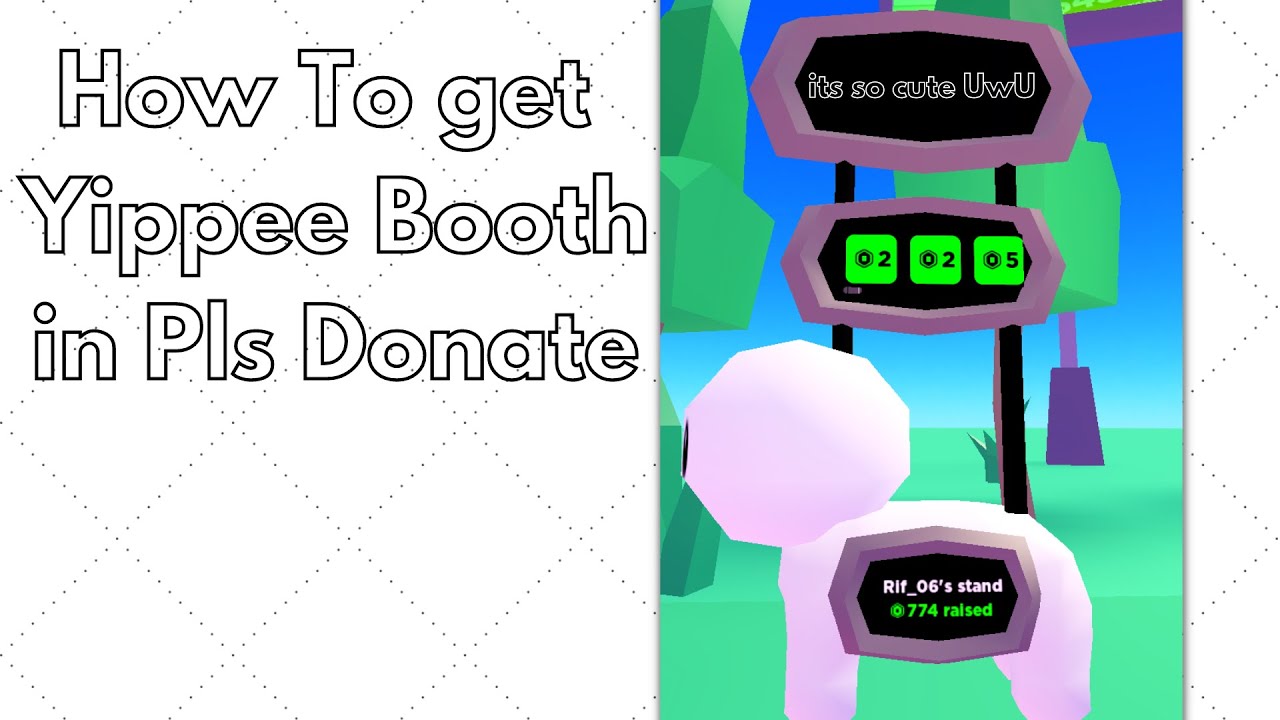 How To Get The Yippee Stand in Pls Donate - YouTube