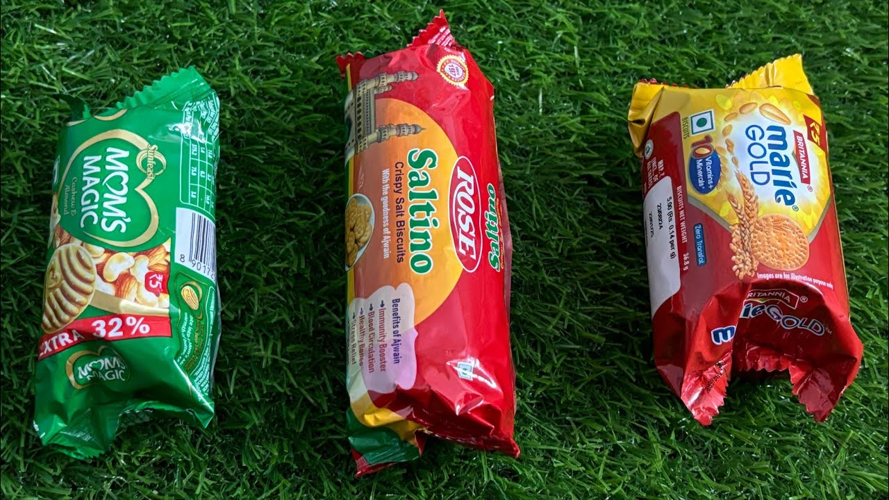 Mom's Magic vs Saltino vs Marie Gold ll cookies 🍪🍪 ll biscuits 🍪🍪 ll ...