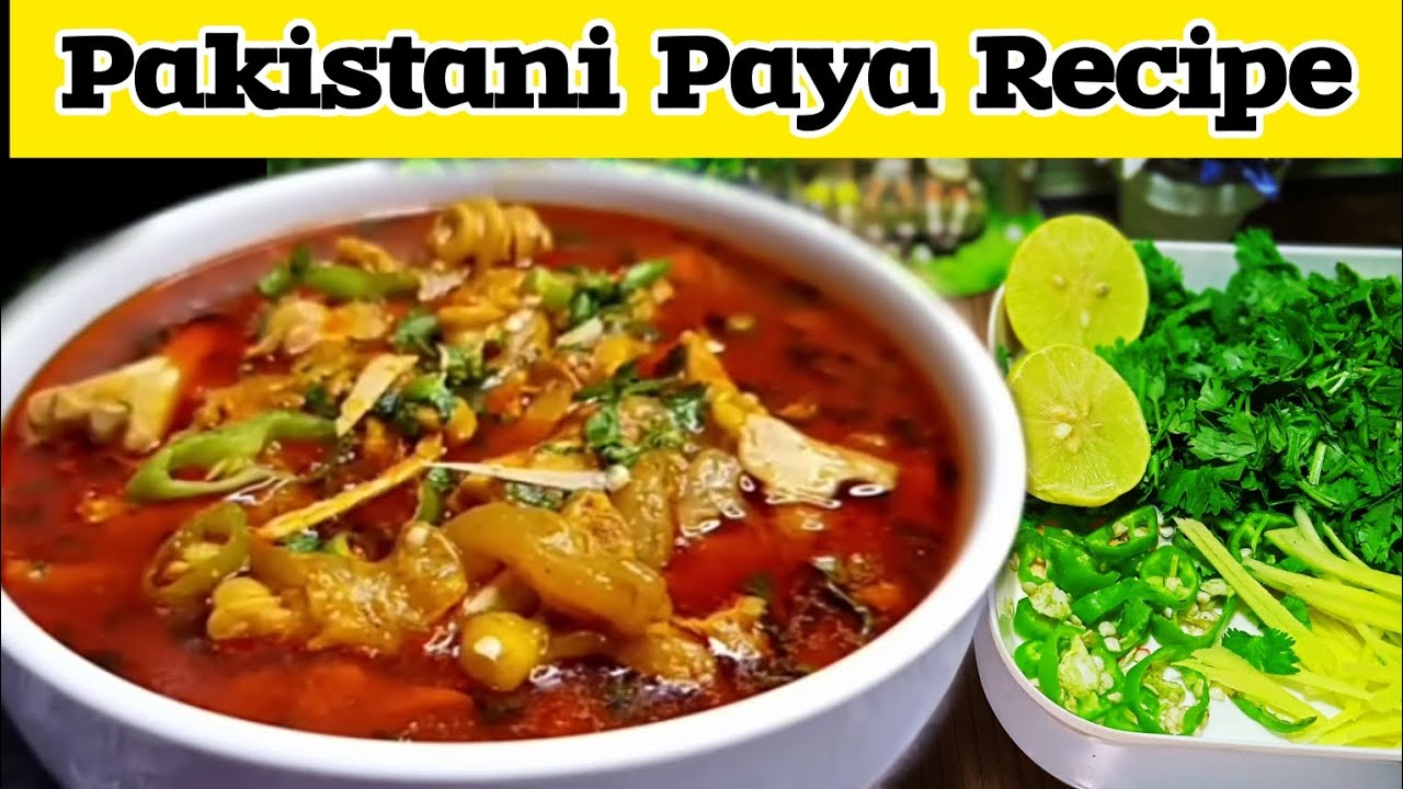 Restaurant Style Beef Paya Recipe || Pakistani Beef Paya Curry || Beef ...