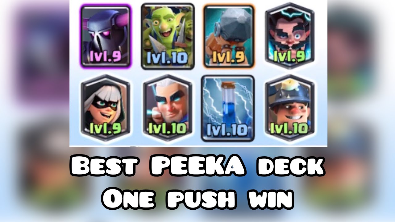 Clash Royale/Legendary Arena 13/PEEKA deck..New deck/Must try One push ...