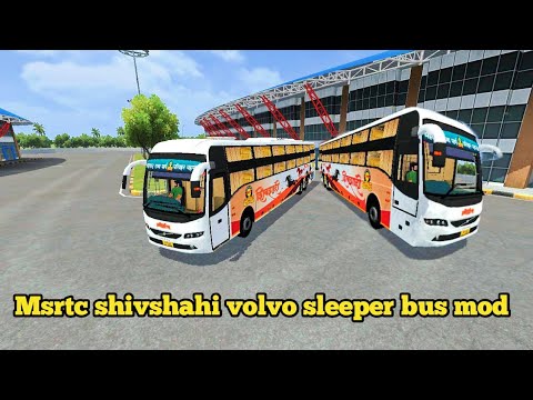Msrtc shivshahi volvo sleeper bus mod | Bus simulator indonesia - YouTube