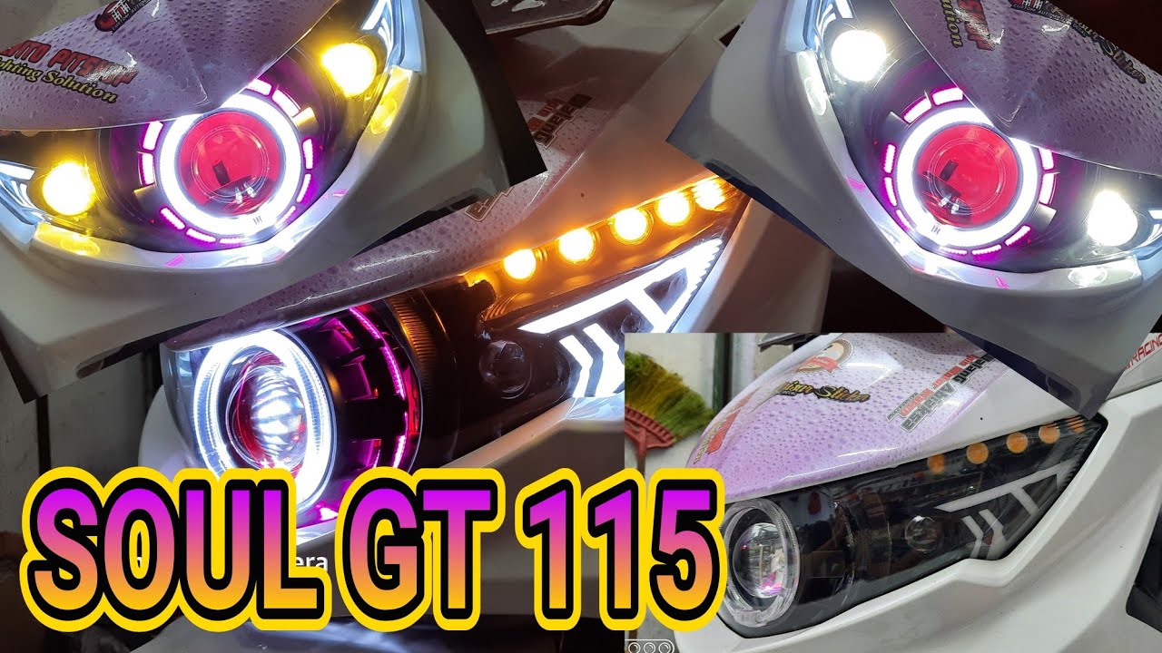 Soul GT Modifikasi || Projie Soul GT || Modifikasi Headlamp - YouTube
