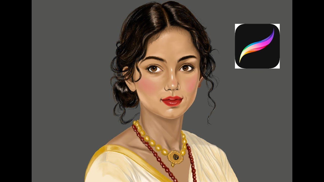 sketching the art by procreate pro iPad one by one and slowly it 's ...