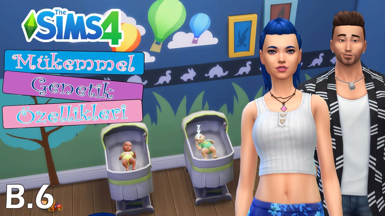 İKİZLERİM OLDU !! 👶👶 ( The Sims 4 Mükemmel Genetik Özellikleri ) Bölüm ...