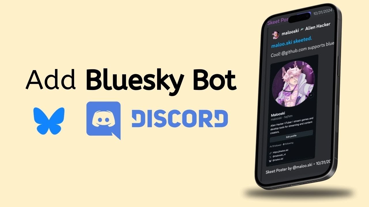 How to Add BlueSky Bot on Discord - Full Guide - YouTube