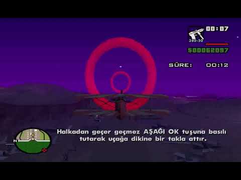 GTA San Andreas - Görev #69 - Learning To Fly (Hepsi %100 Gold)