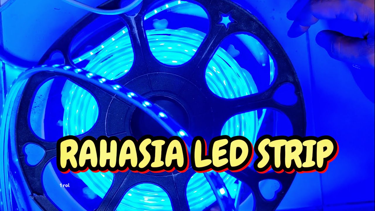 Trik mudah menyambung dan memutus led strip selang 220v ac - YouTube